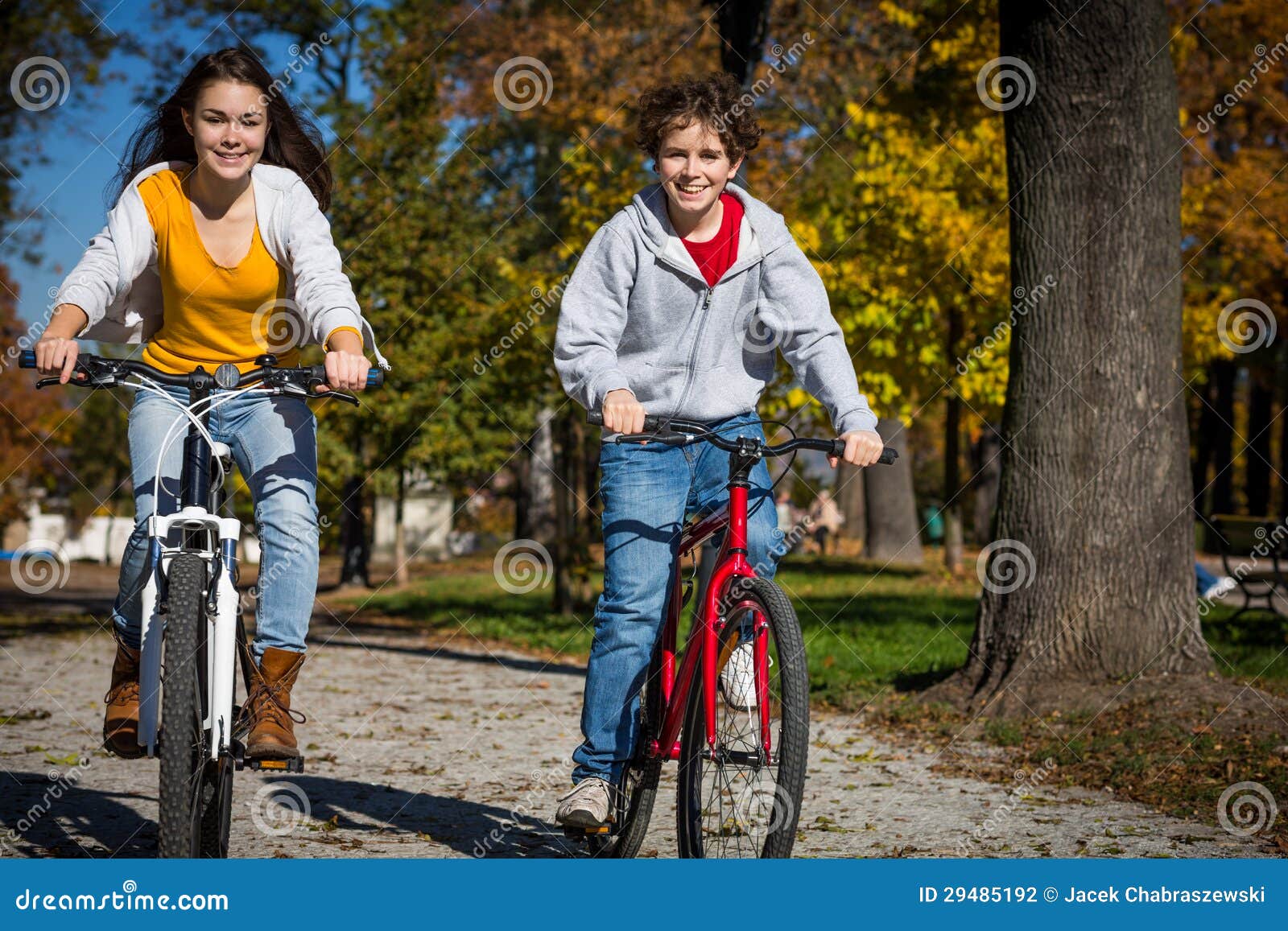 Young active people biking stock photo. Image of happy - 29485192