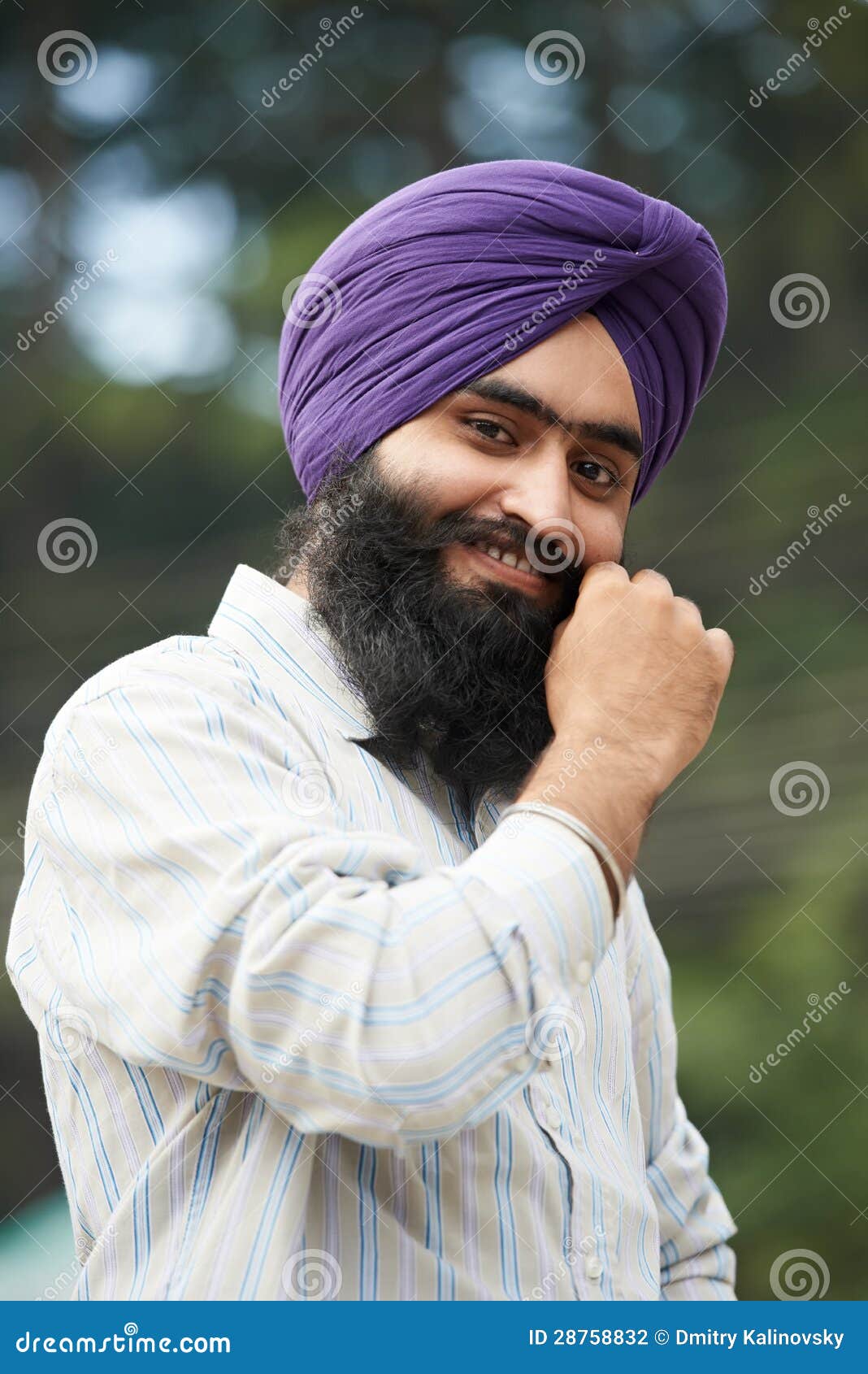 Young Adult Indian Sikh Man Stock Photo - Image of asia, rajasthan ...