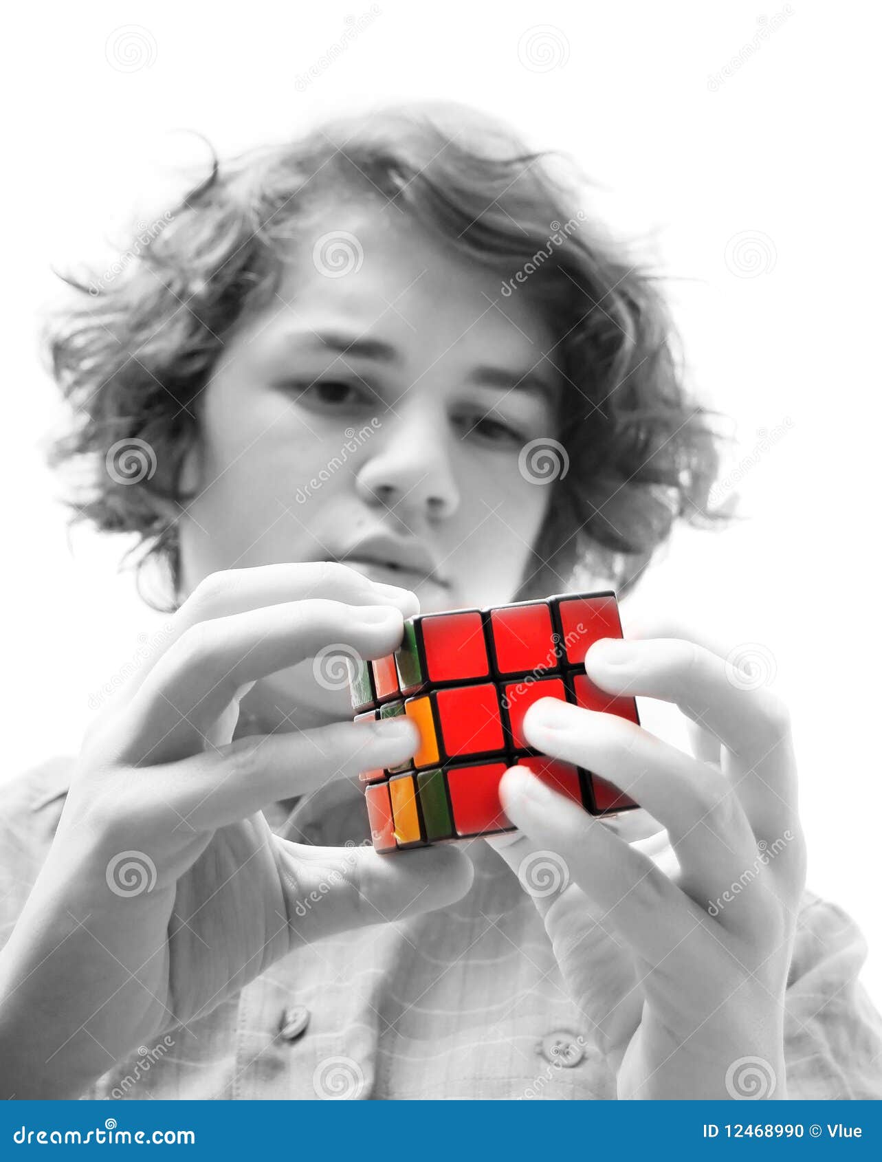 Young Adult Problem Solving Editorial Image - Image of poser, puzzler ...