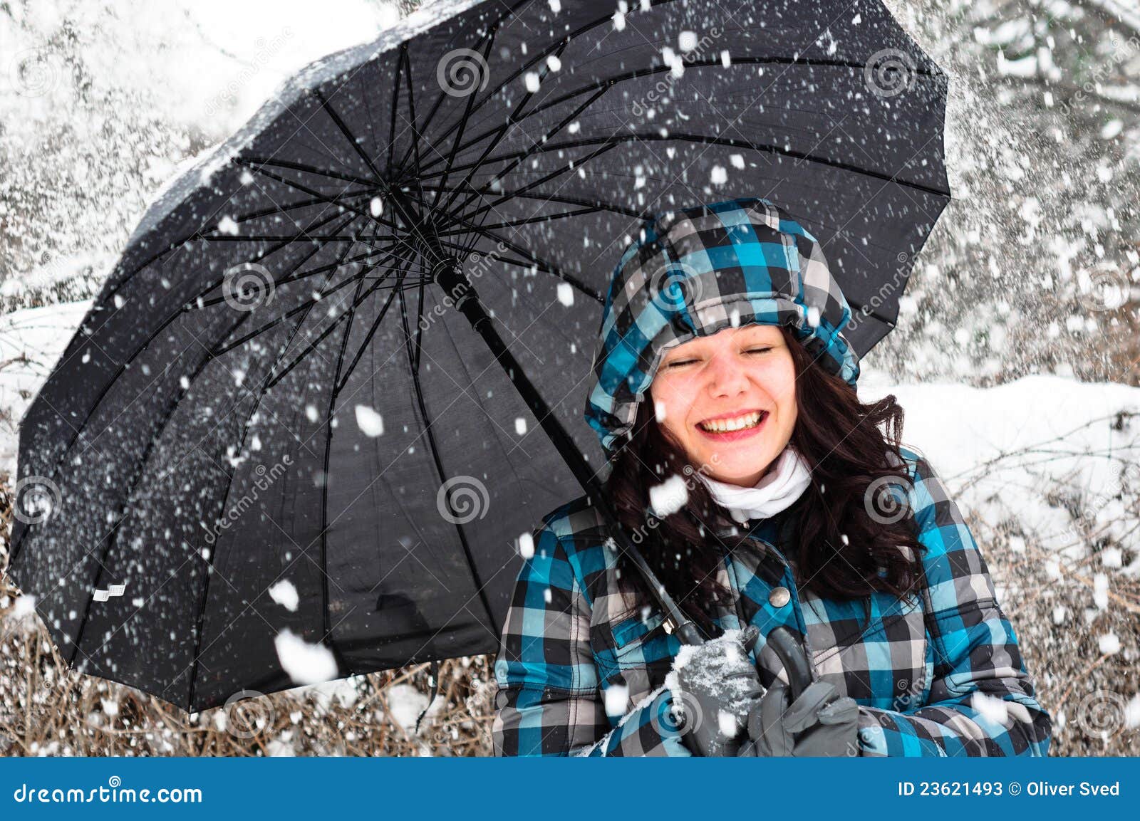 Young adult at winter stock image. Image of hood, girl - 23621493