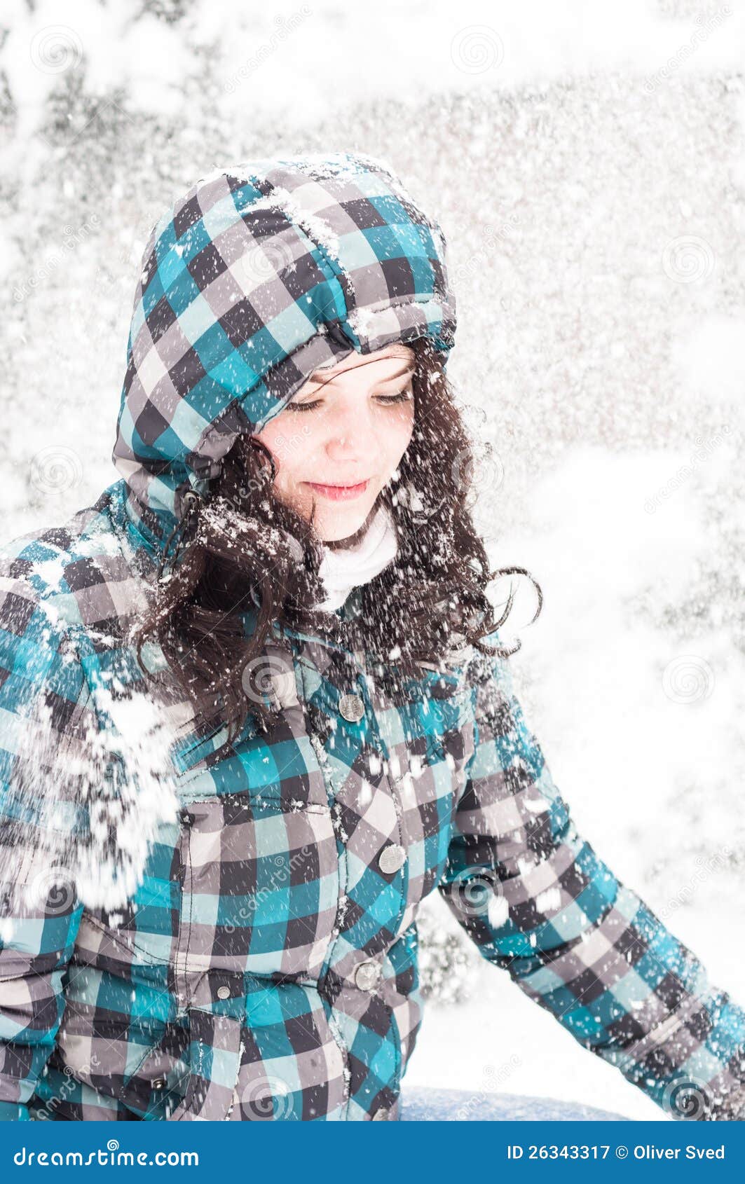 Young adult at winter stock image. Image of happy, seasonal - 26343317