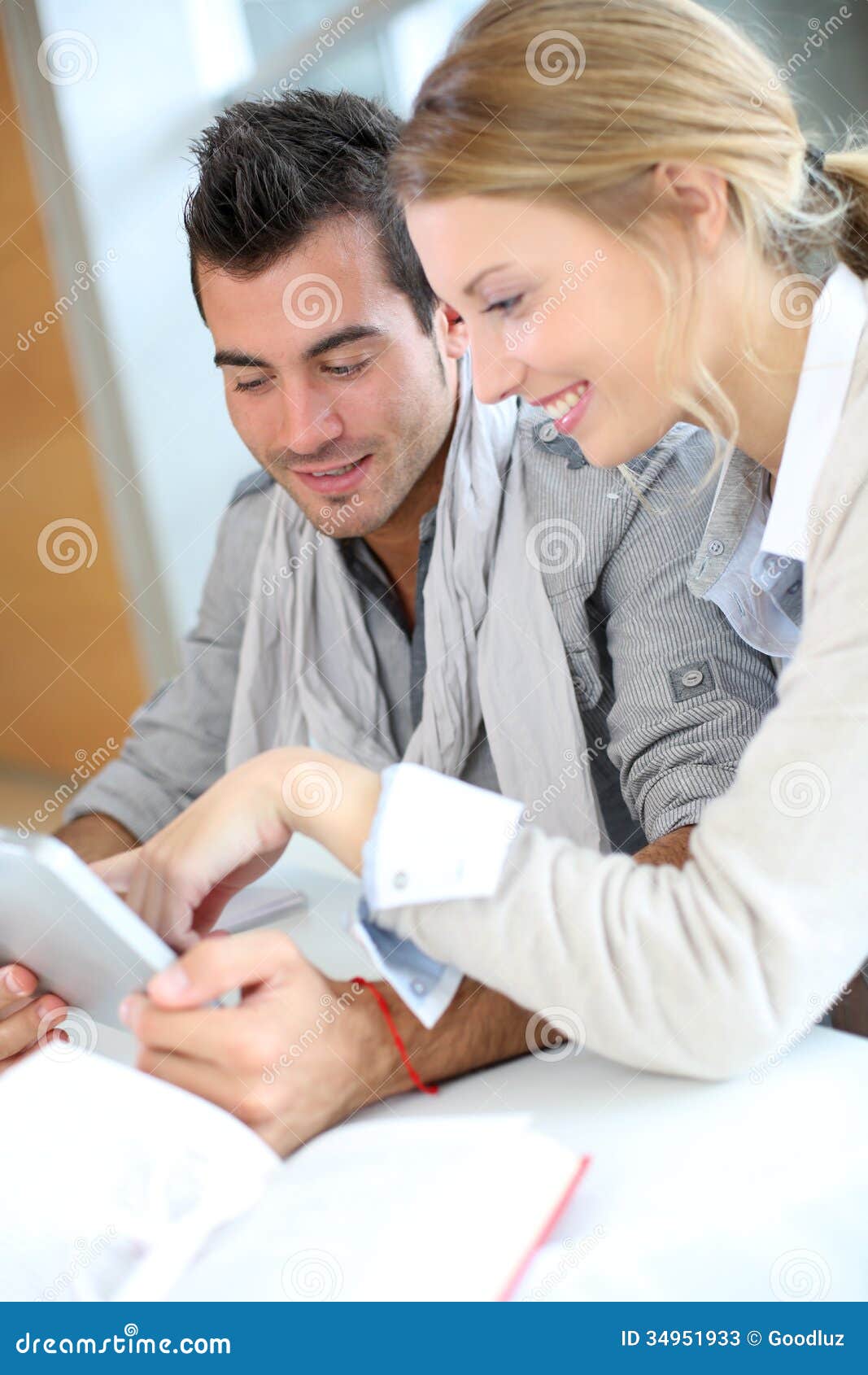 Young adults in class stock image. Image of trainee, students - 34951933