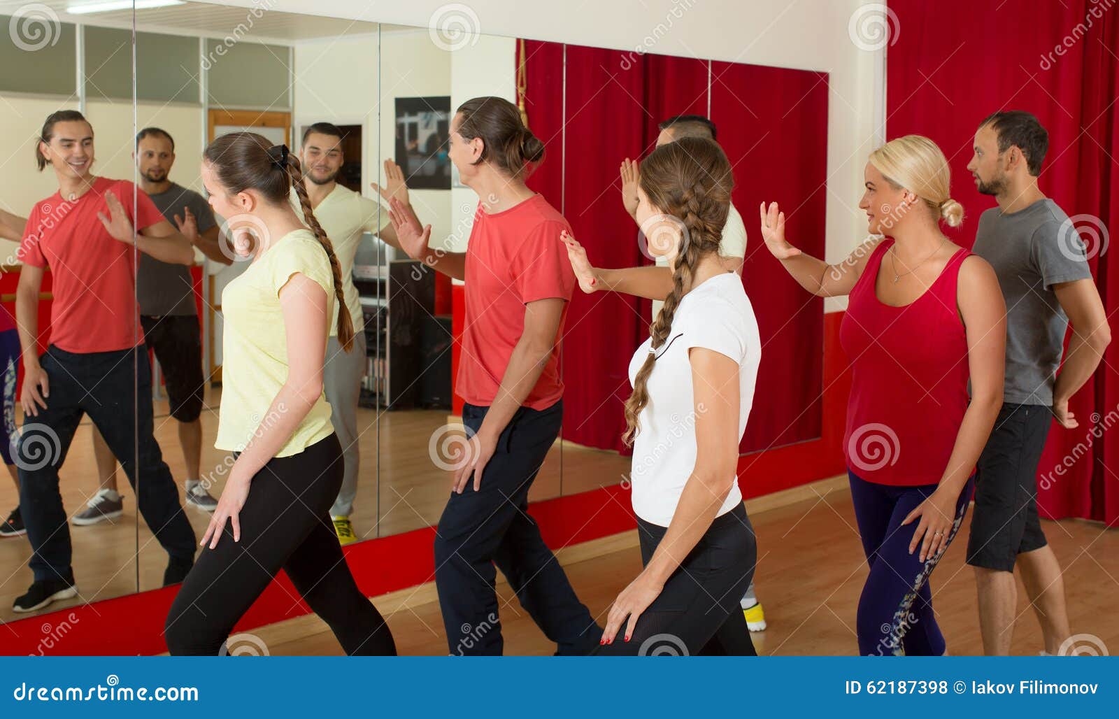 Young Adults Dancing in a Studio Stock Photo - Image of class, energy ...