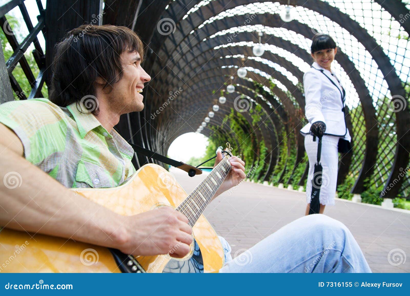 Young adults flirting stock image. Image of couple, city - 7316155