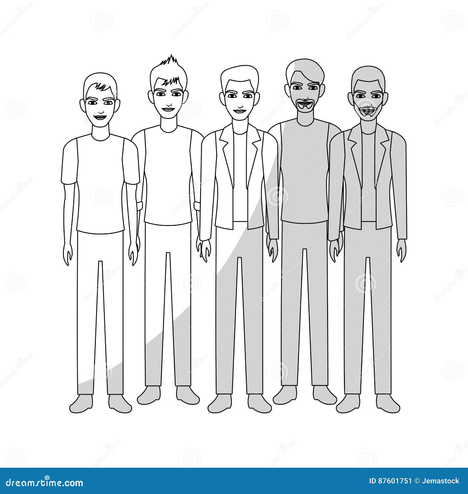 Young Adults People Icon Image Stock Vector - Illustration of team ...