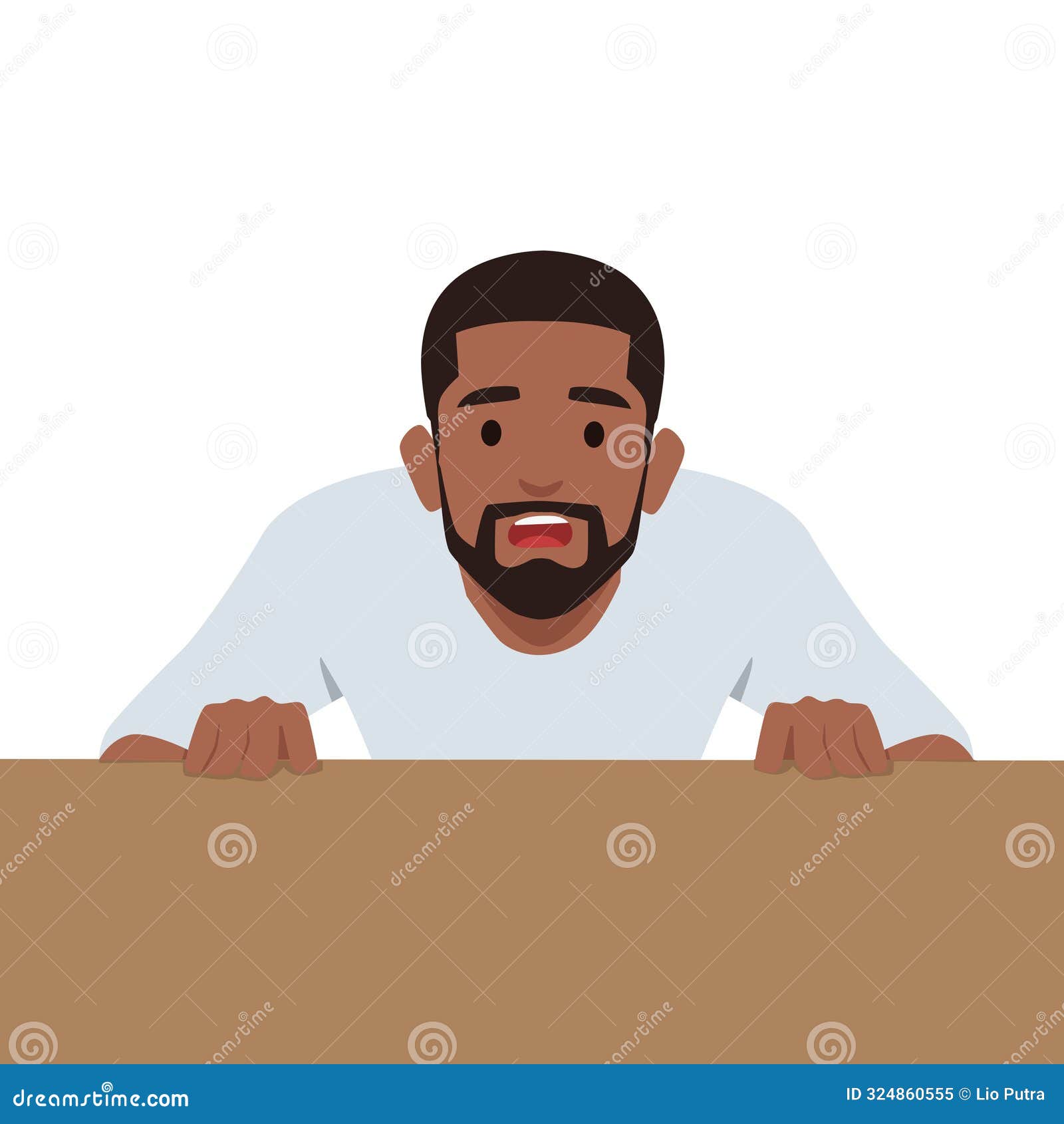 Young Man Afraid And Terrified With Fear Expression Stop Gesture With ...