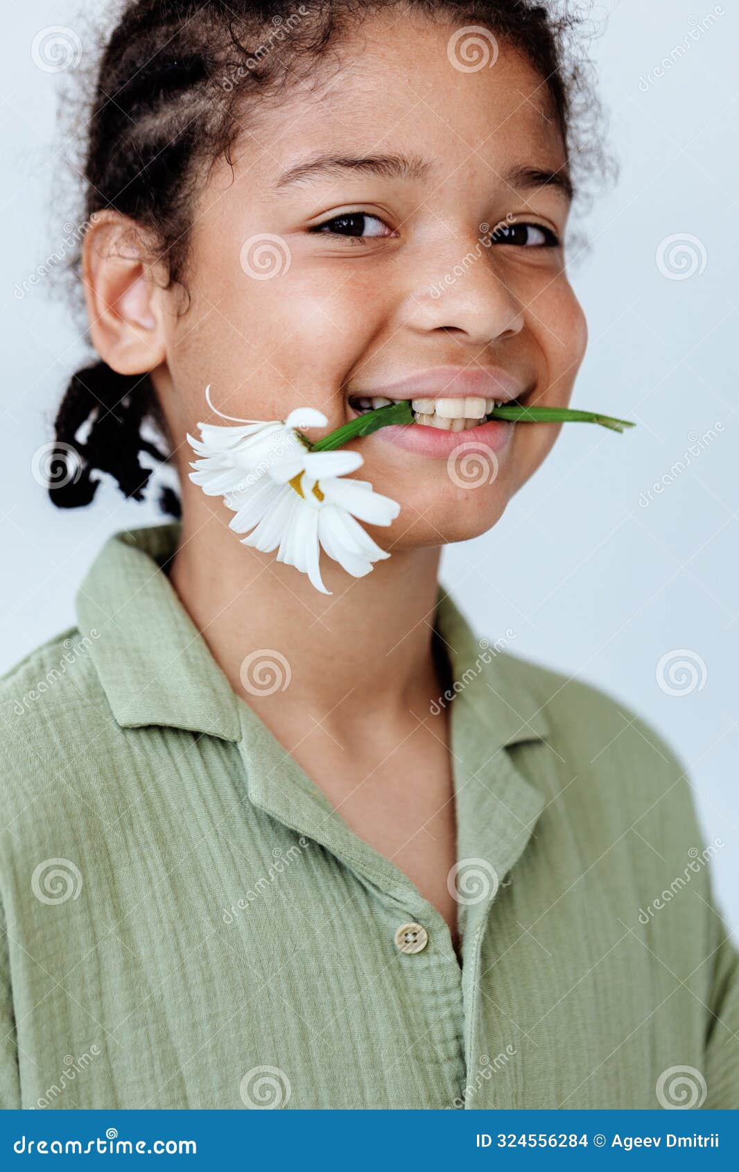 Young African American Boy Exuding Confidence with a Flower in His ... Young African American Boy Exuding Confidence with a Flower in His ...