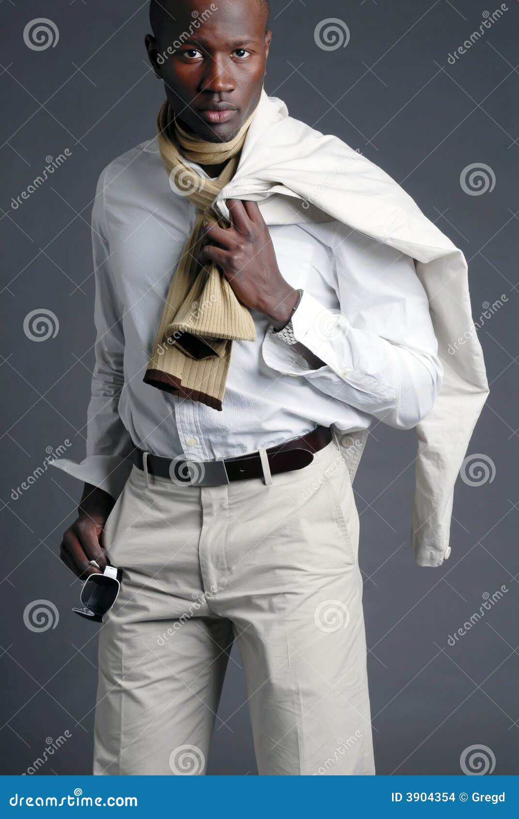 Young African American Male Stock Photo - Image of positive, confidence ...