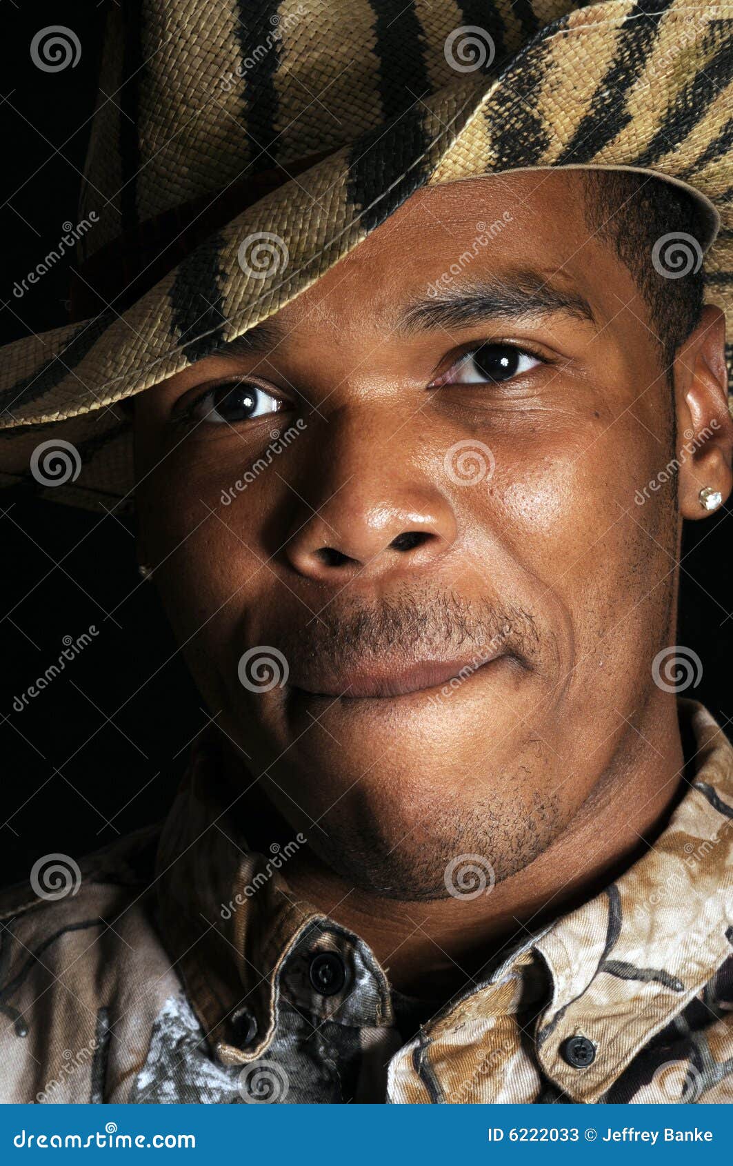Young African American man stock image. Image of stare - 6222033
