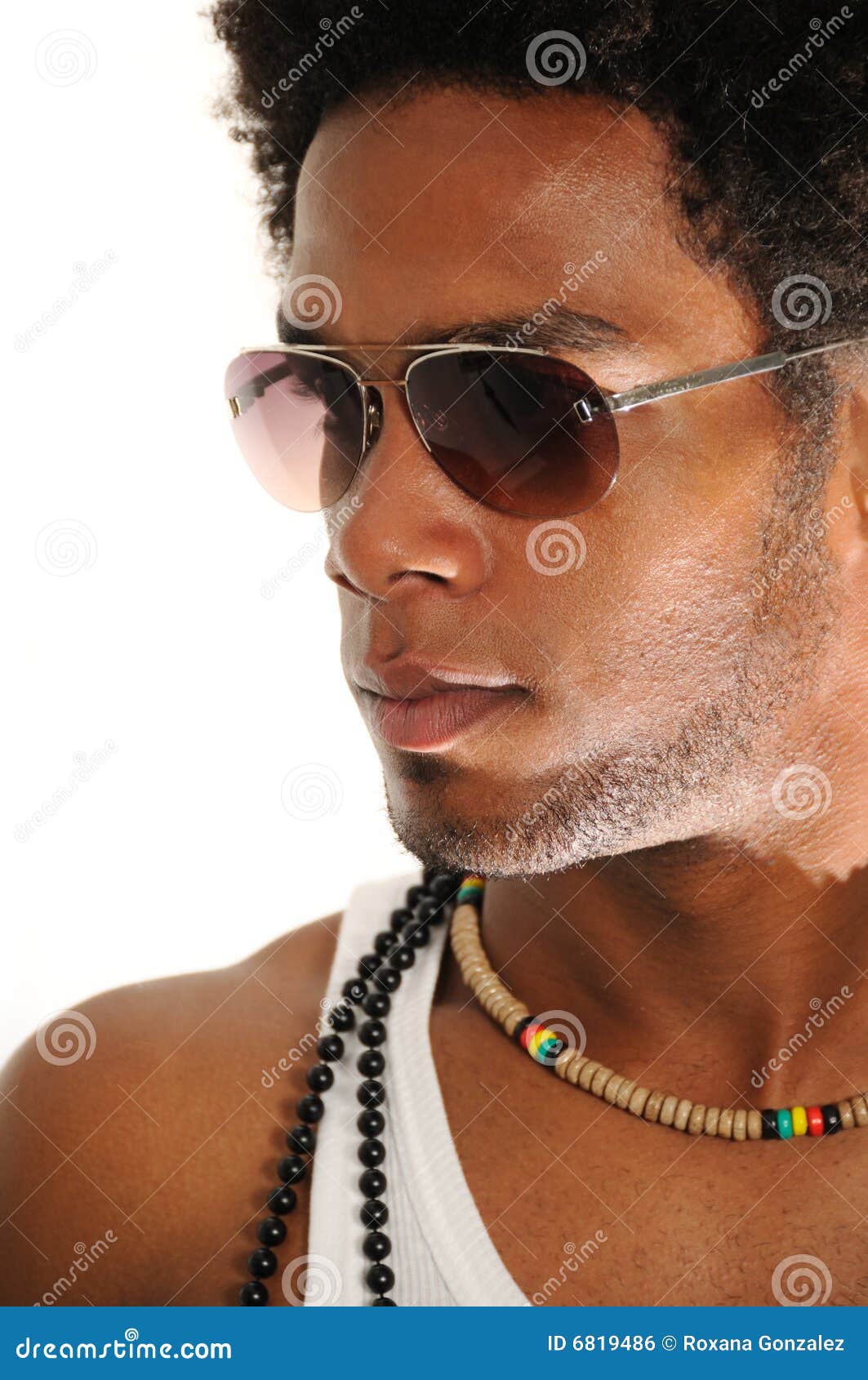 Young african male model stock photo. Image of isolated - 6819486