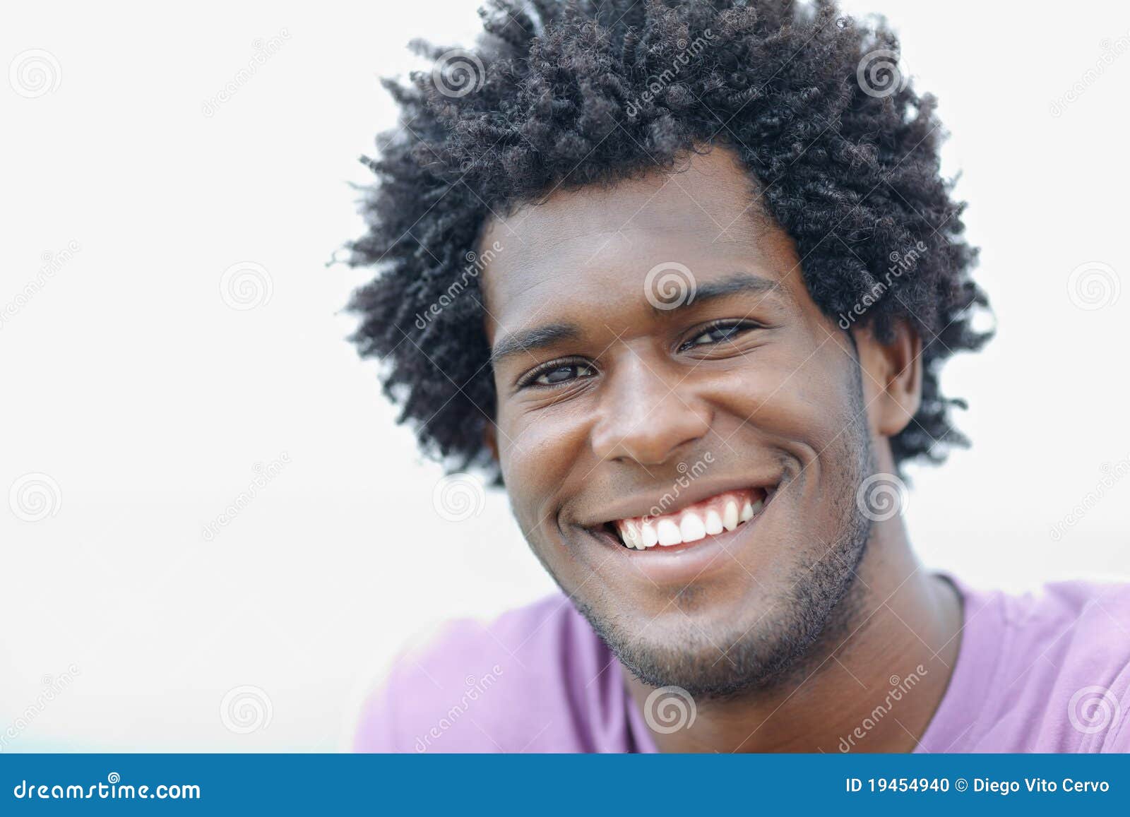 Young African Man Smiling at Camera Stock Photo - Image of handsome ...