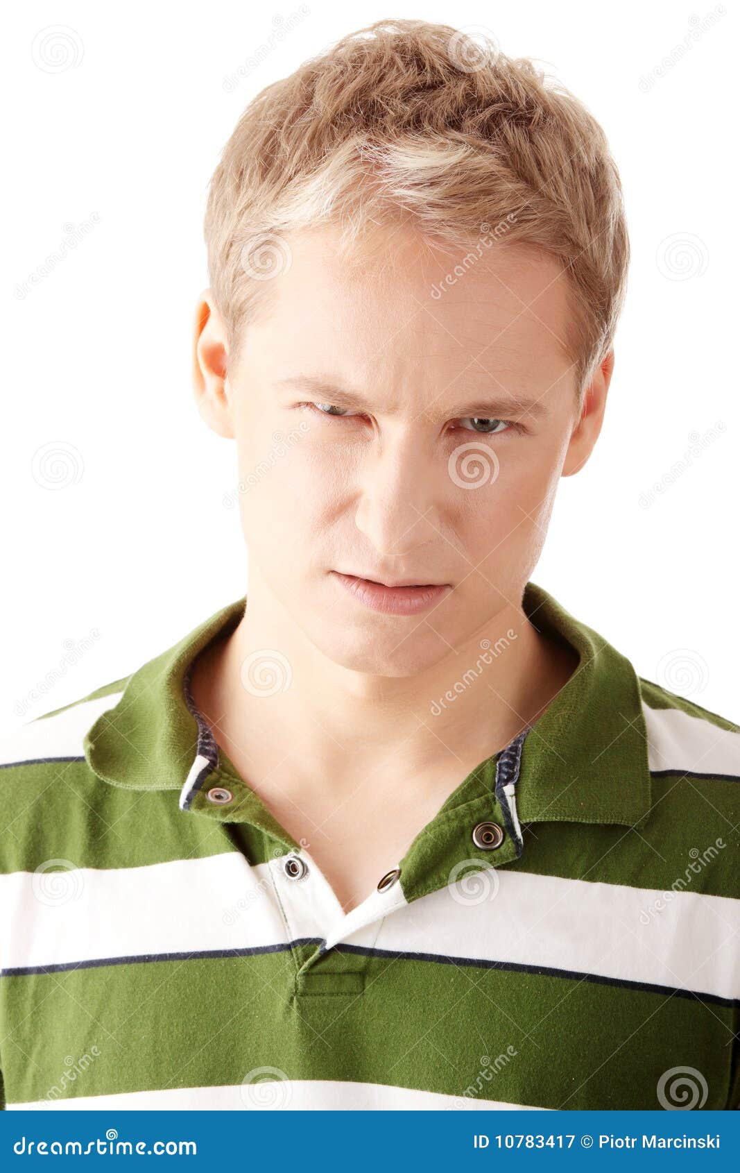 Young Aggressiveman Portrait Stock Image - Image of fight, life: 10783417