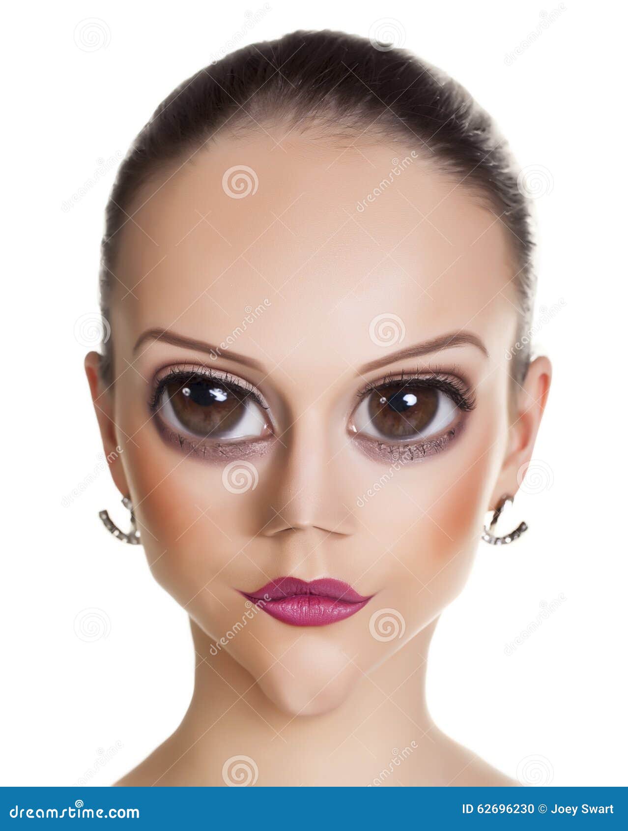 Young alien woman. stock photo. Image of close, bright - 62696230