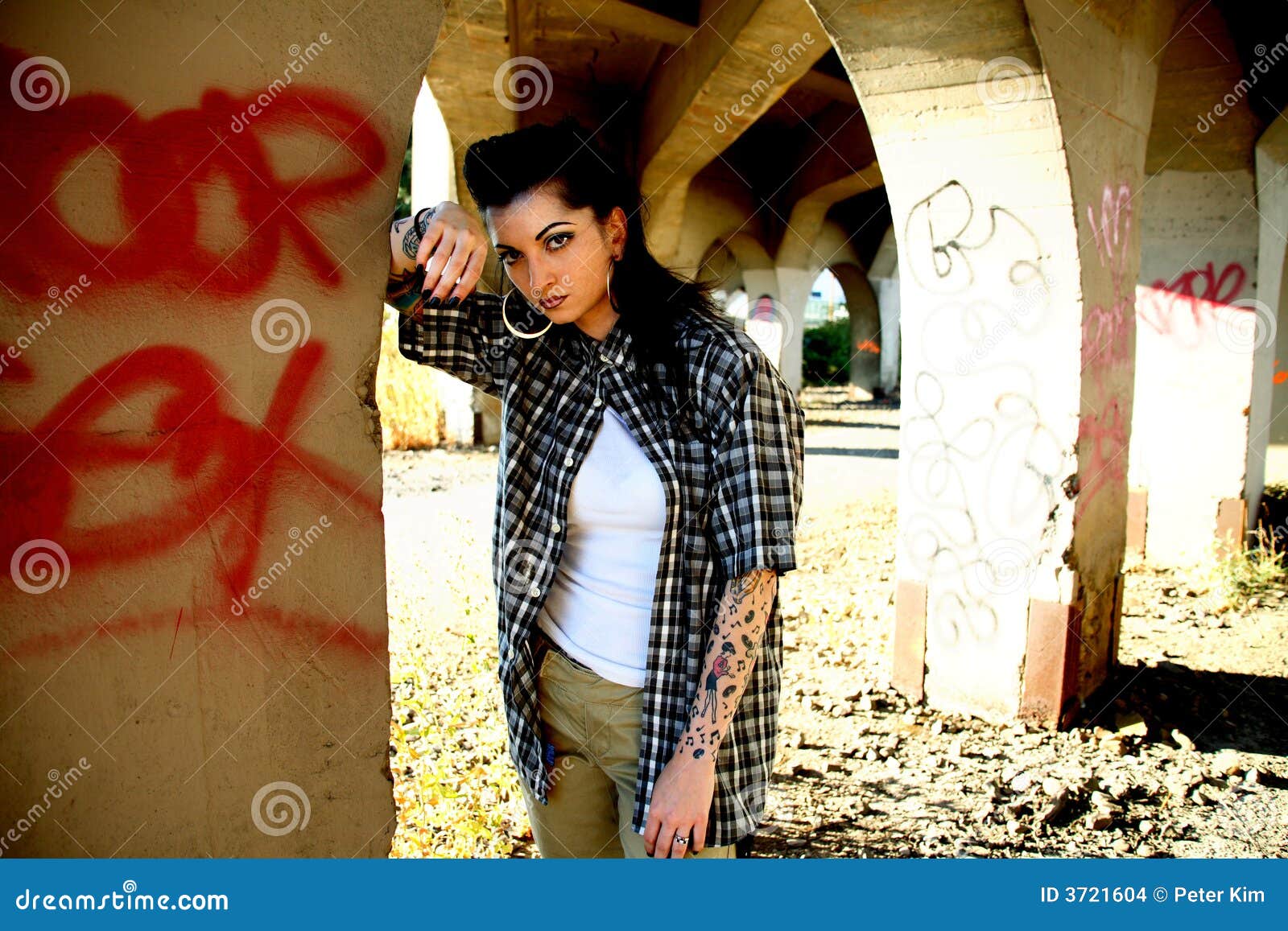 Young alternative woman stock photo. Image of attractive - 3721604