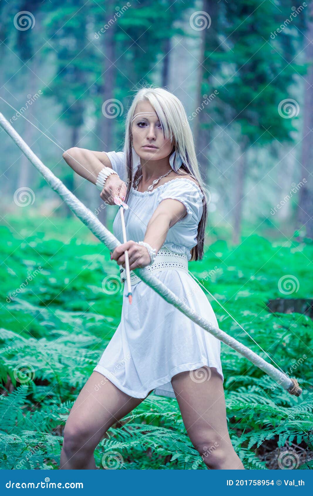 The amazon girl stock photo. Image of women, attractive - 201758954