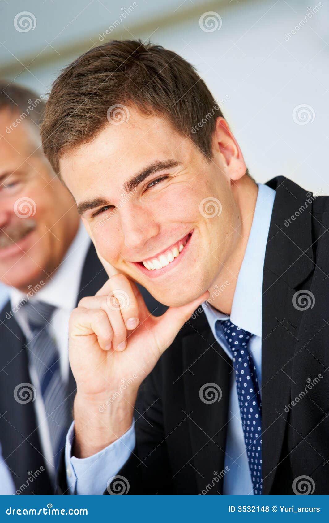 Young Ambitious Businessman Stock Photo - Image of businessperson, male ...