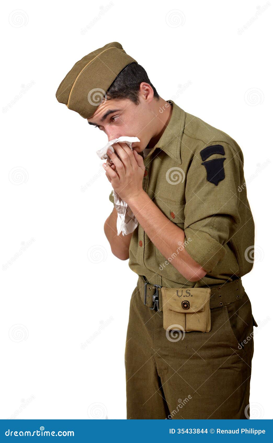 Young American Soldier Cold Stock Photo - Image of world, army: 35433844