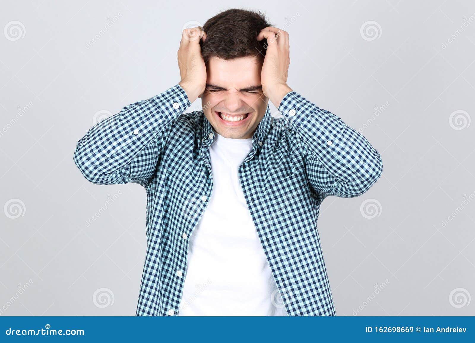 Young angry man stock image. Image of angry, cheerful - 162698669