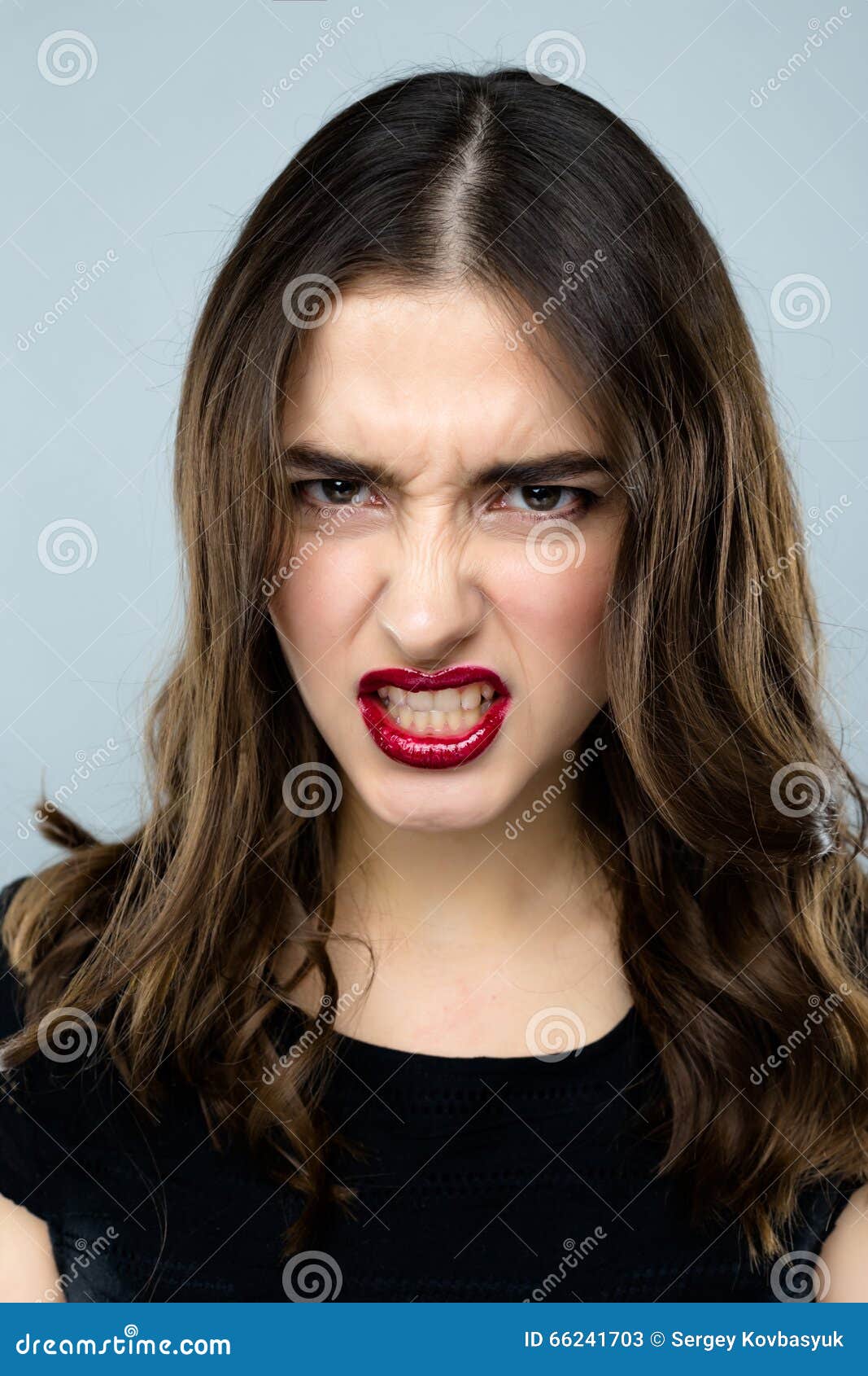 Young and angry woman stock image. Image of girl, lady - 66241703
