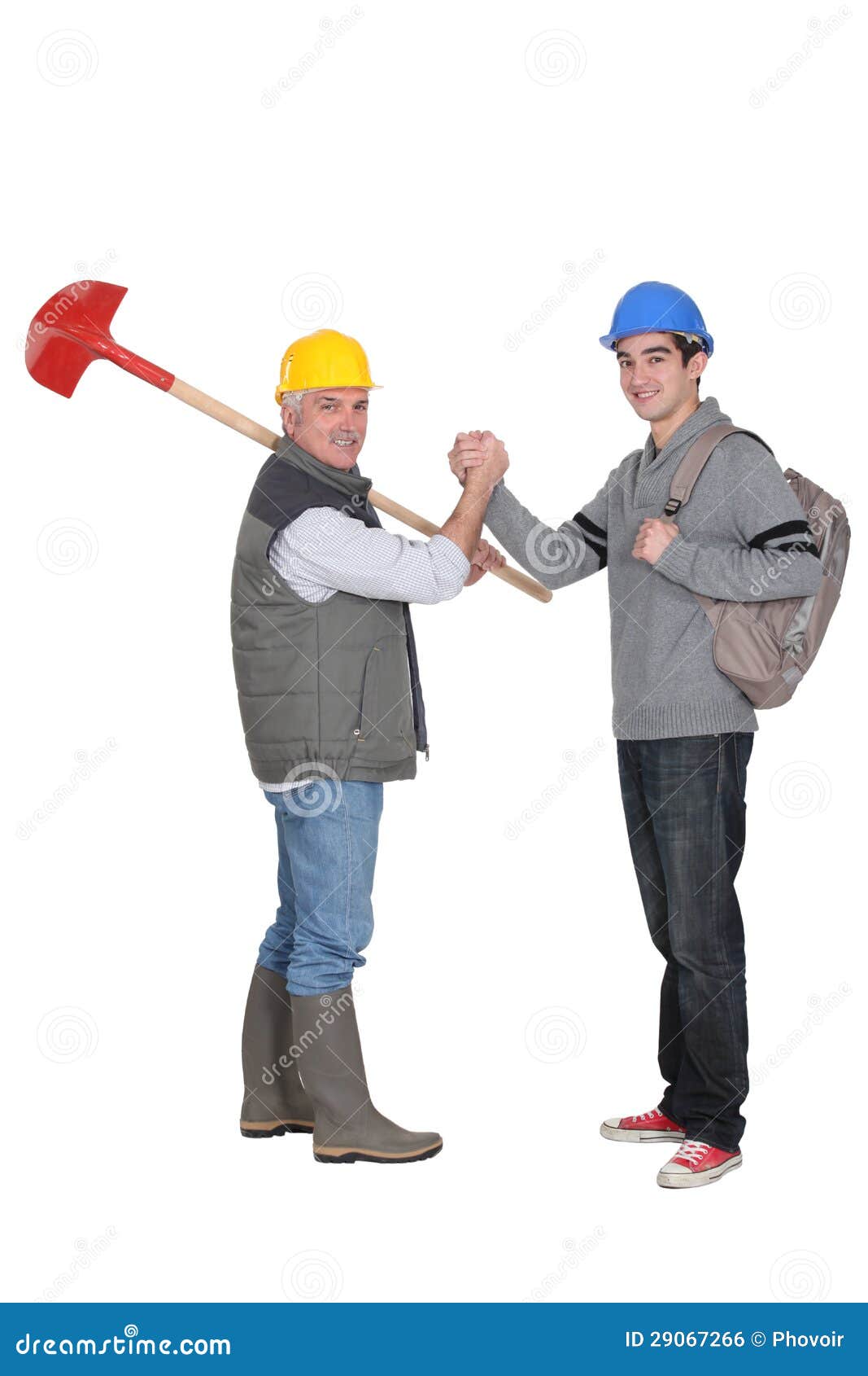 Young apprentice and tutor stock photo. Image of partnership - 29067266