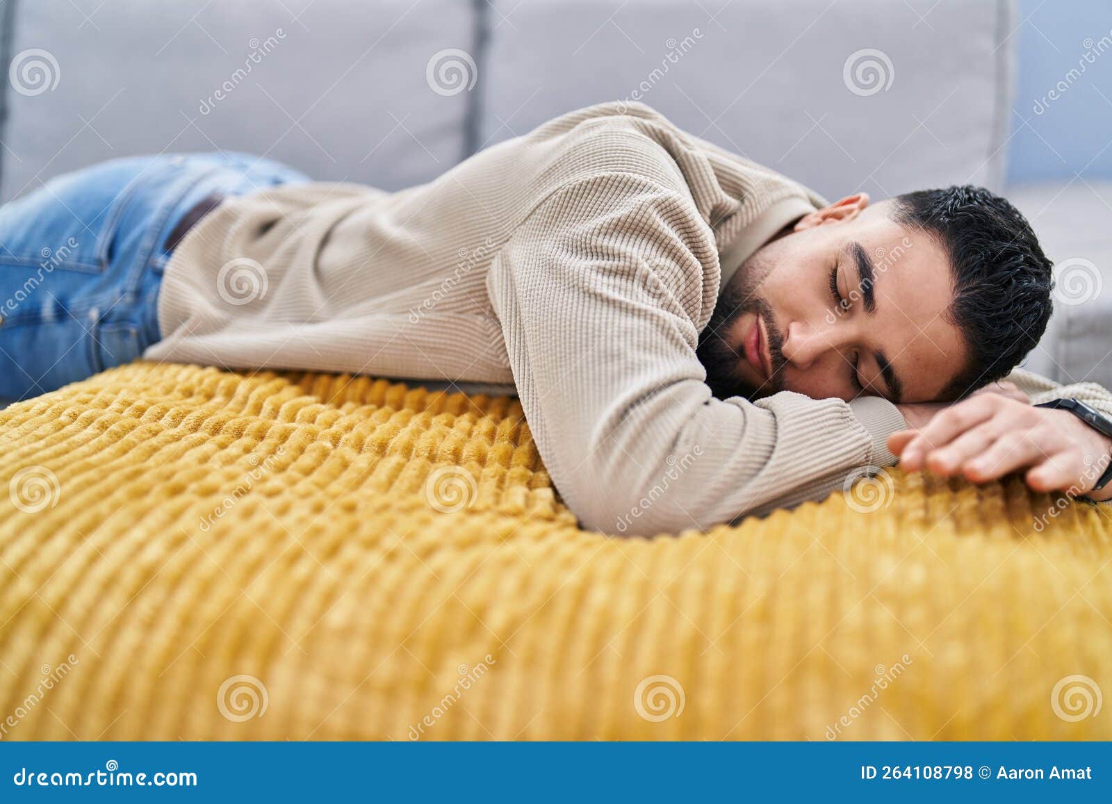 Young Arab Man Lying on Sofa Sleeping at Home Stock Photo - Image of ... Young Arab Man Lying on Sofa Sleeping at Home Stock Photo - Image of ...