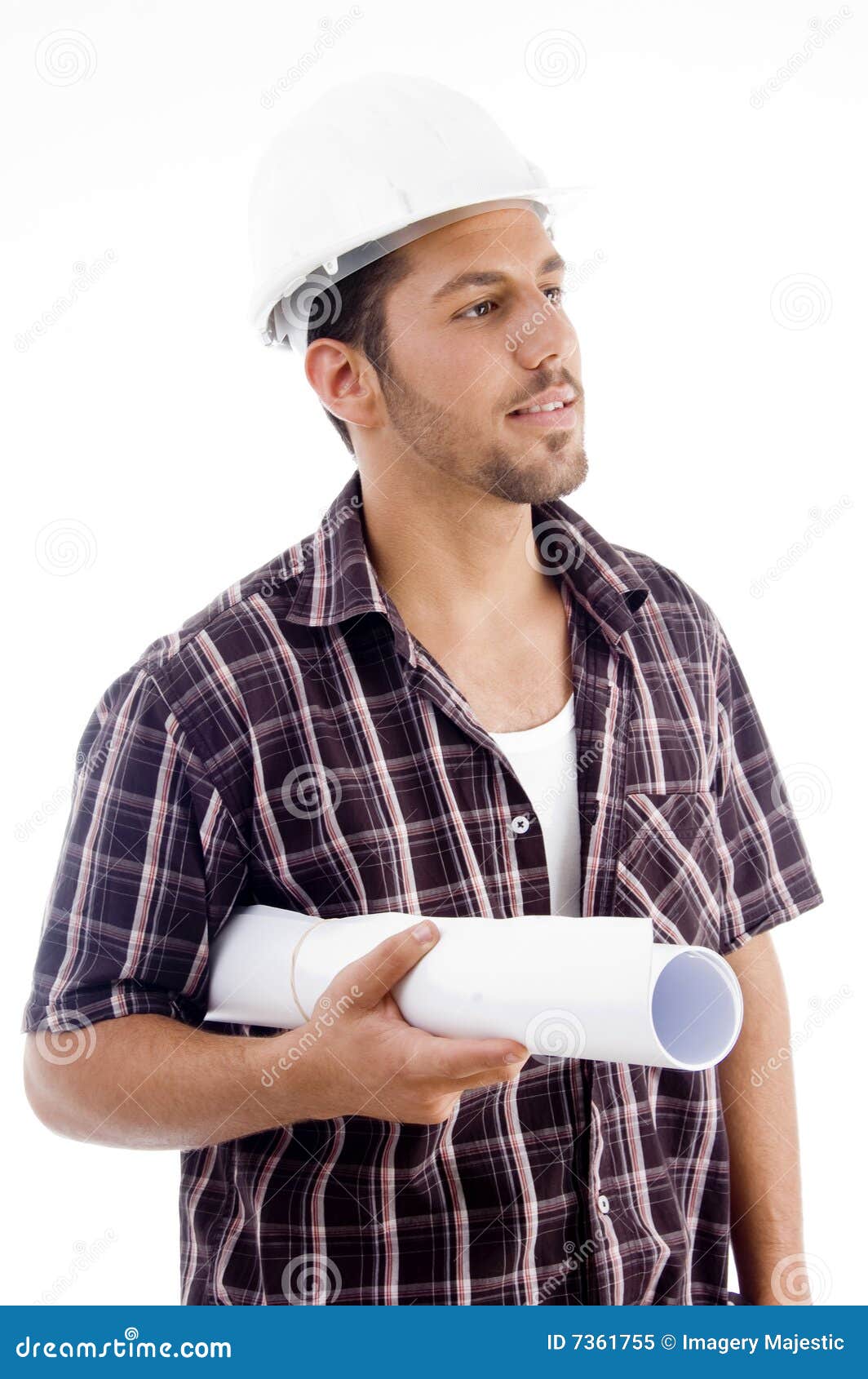 Young Architect Holding Blueprint Stock Image - Image of engineer ... Young Architect Holding Blueprint Stock Image - Image of engineer ...