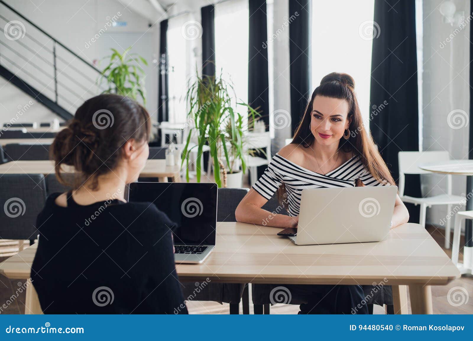 Young Architect Student Being Interviewed for Job in Design Company ...