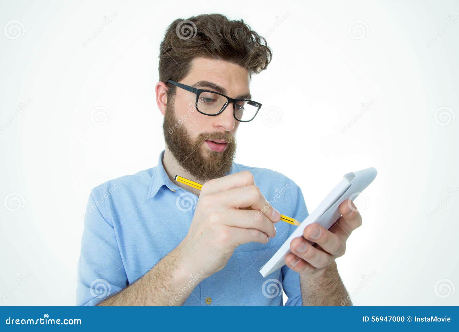 Young Art Director Thinking of Creative Idea Stock Photo - Image of ...