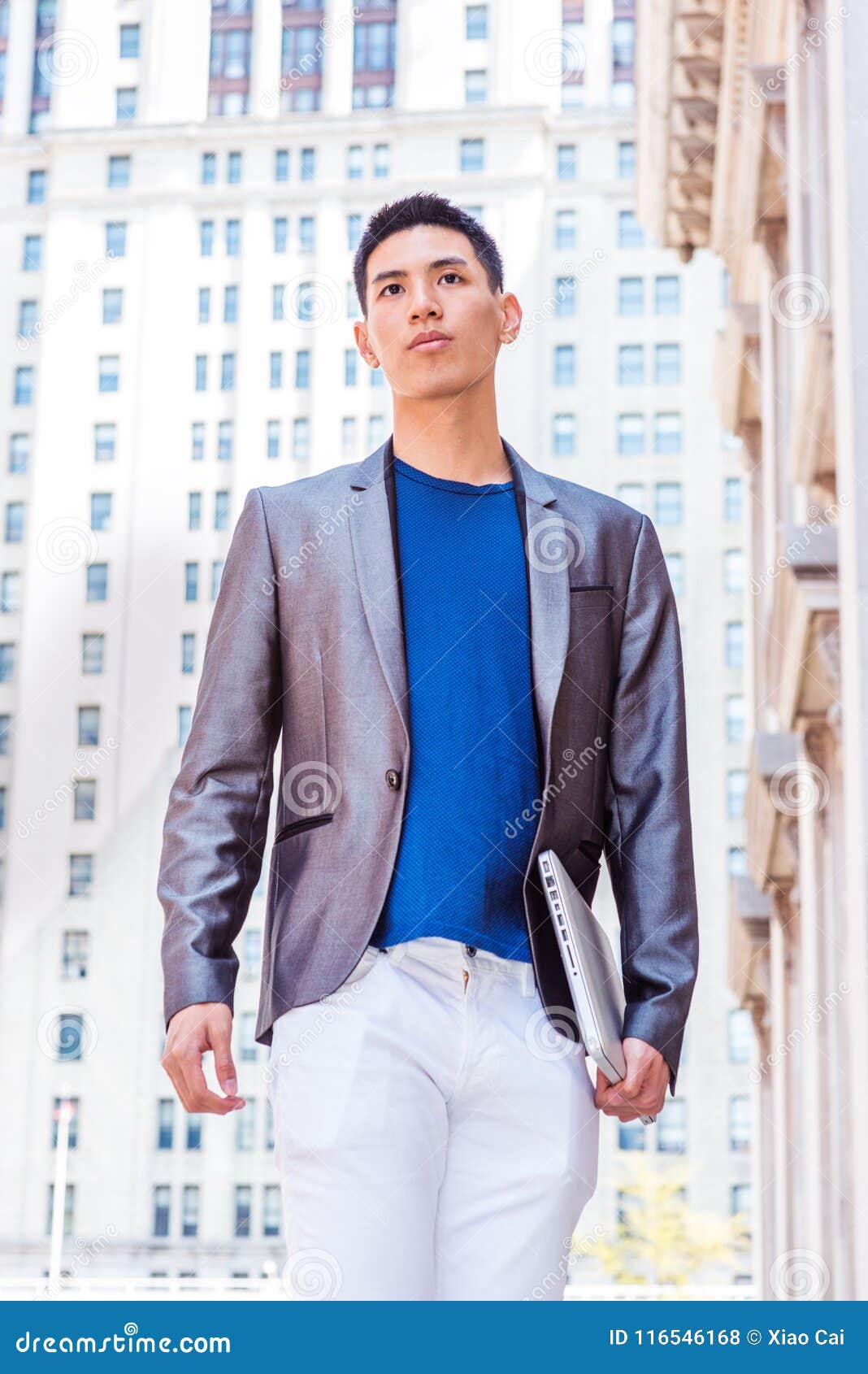 Young Asian American Businessman Traveling, Working in New York Stock ... Young Asian American Businessman Traveling, Working in New York Stock ...