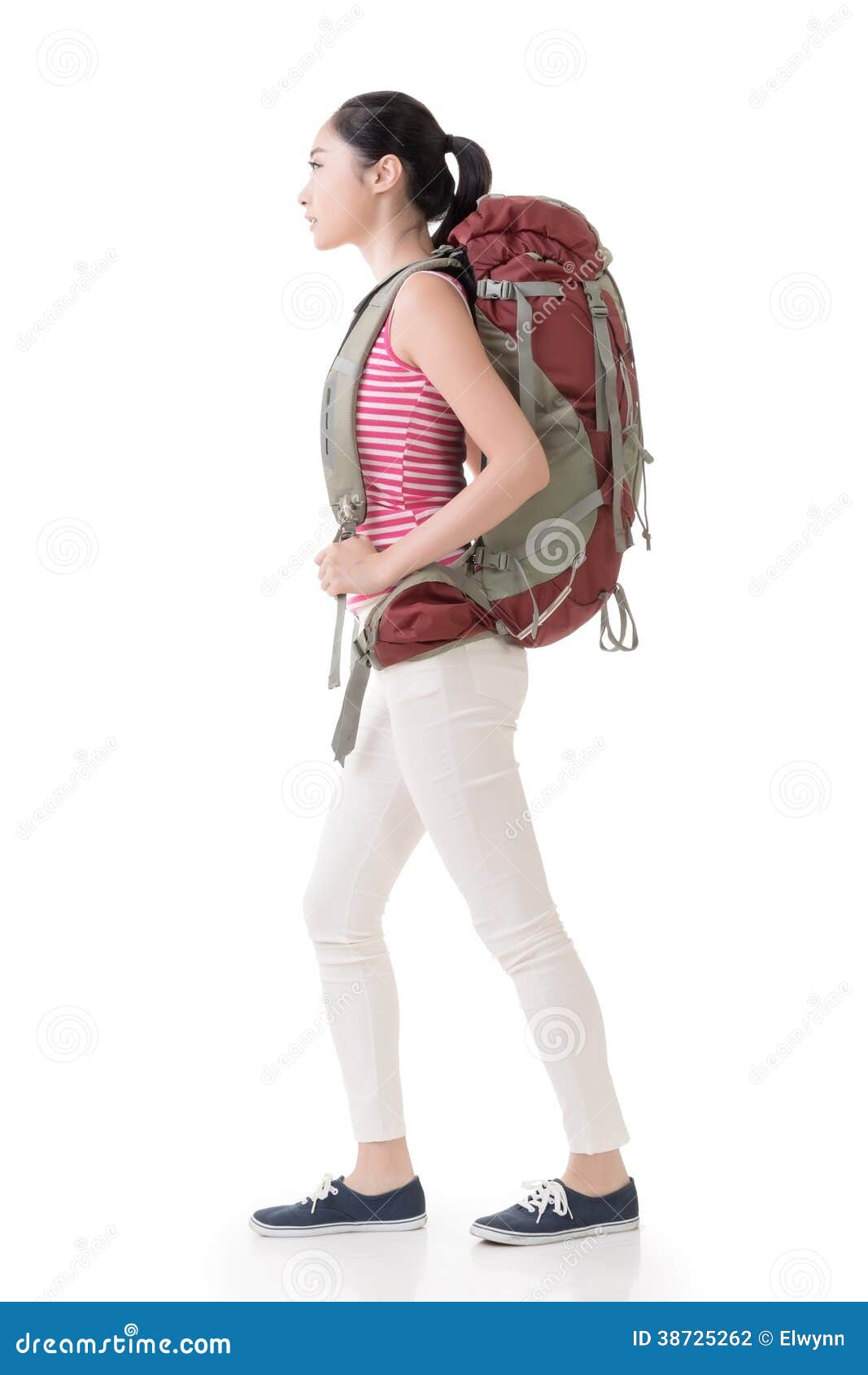 Young Asian backpacker stock photo. Image of china, japanese - 38725262