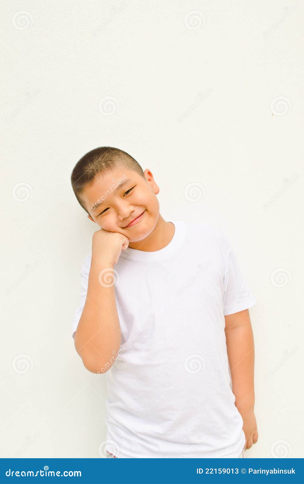 Young Asian Boy Waiting Something Stock Image - Image of emotion, wait ...