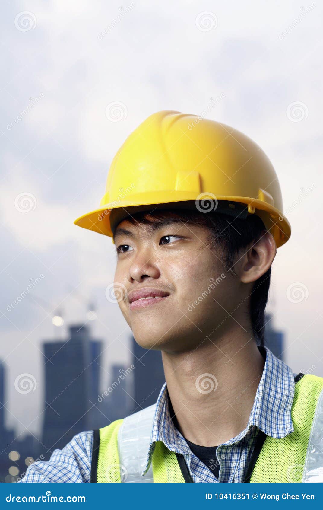 Young Asian Construction Engineer Stock Image - Image of chinese, male ...