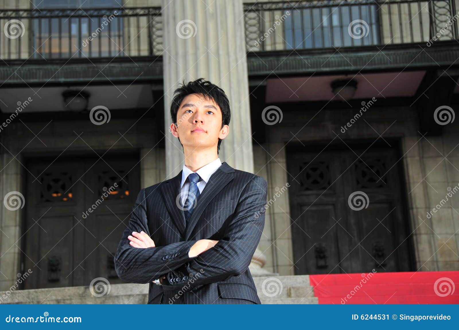 Young Asian Executive 2 stock image. Image of waiting - 6244531