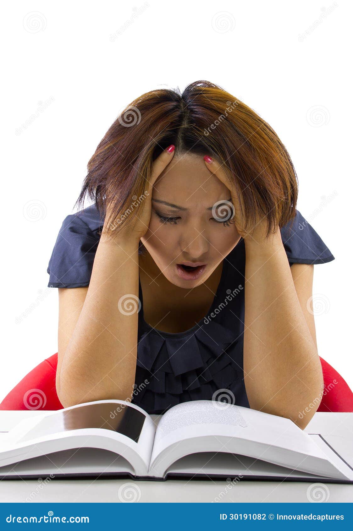 Frustrated Student stock photo. Image of adult, classroom - 30191082