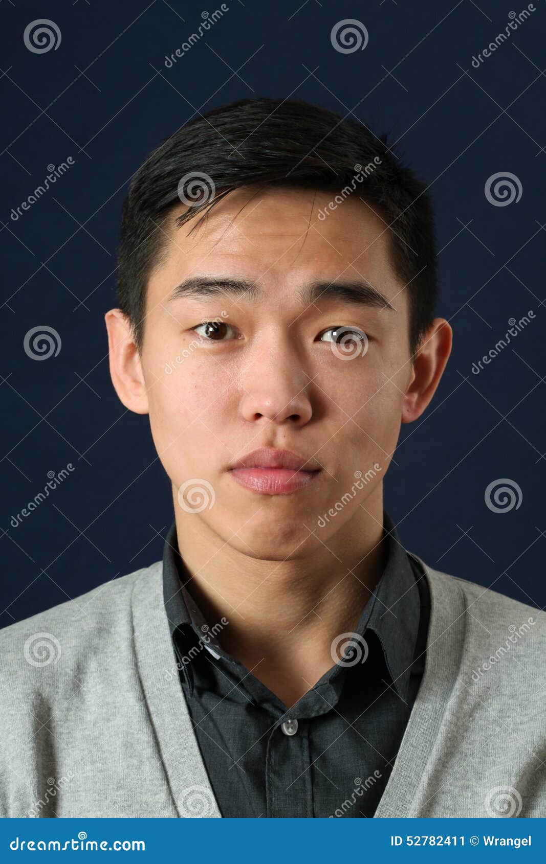 Young Asian Man Looking at Camera Stock Image - Image of human ...