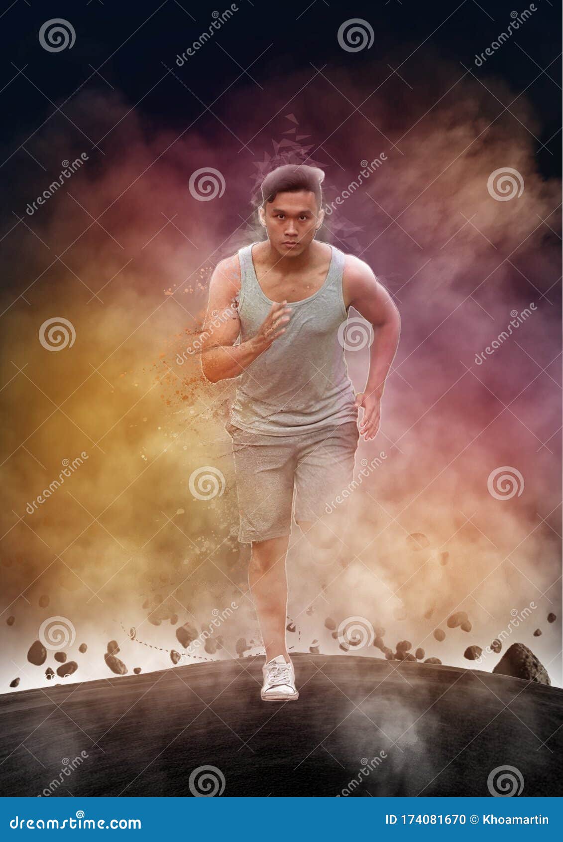 Running Pose Front