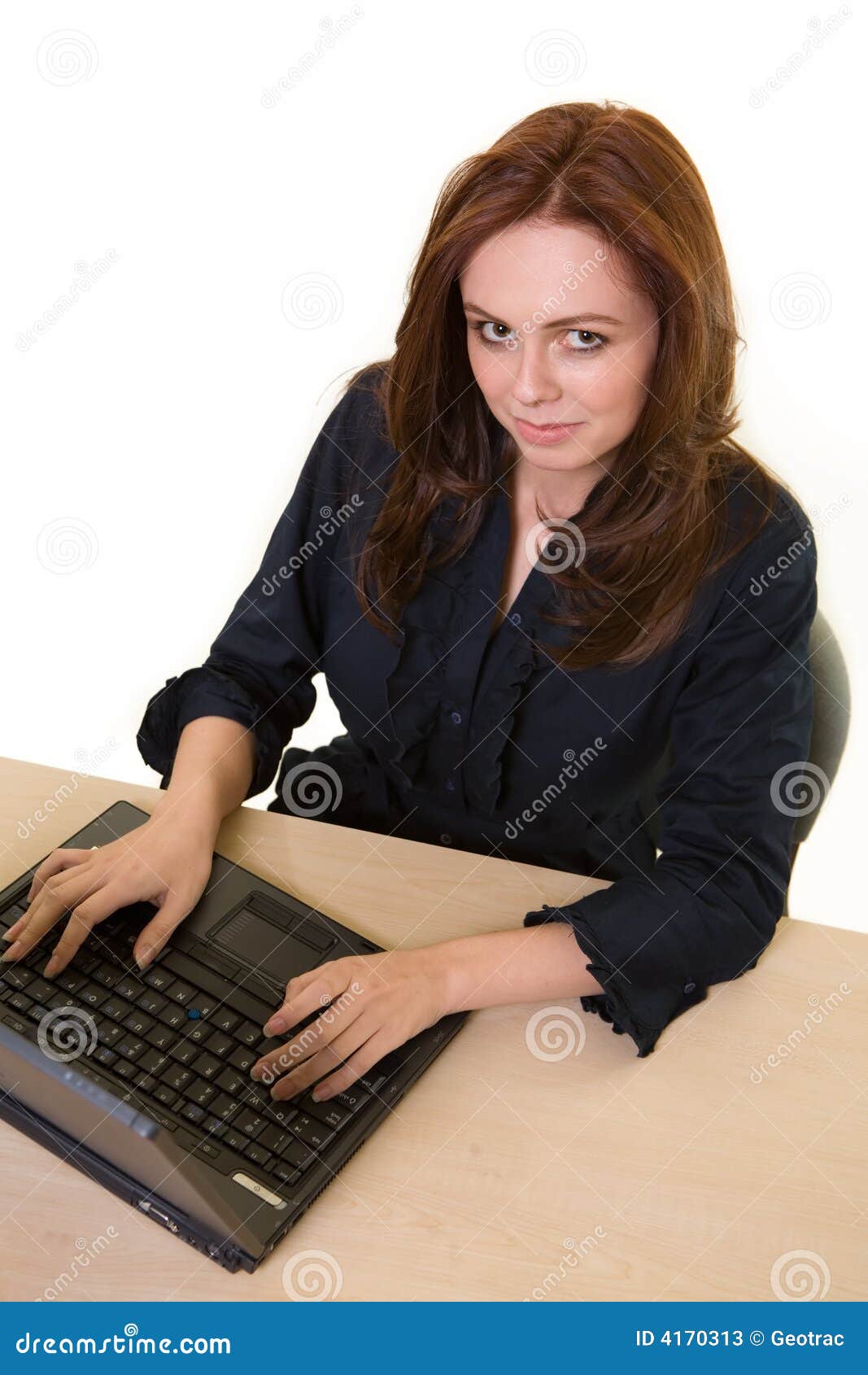 Young assistant stock image. Image of keyboard, adult - 4170313