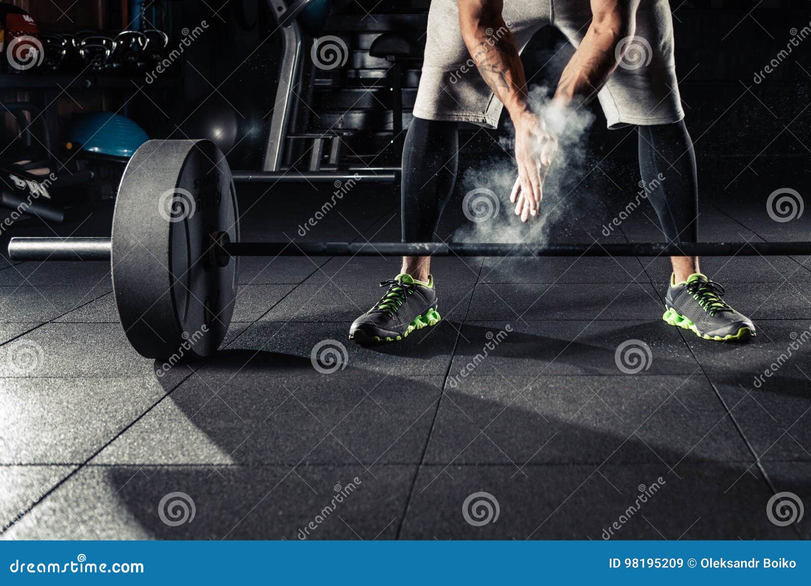 Young Athlete Getting Ready for Training Stock Image - Image of ...