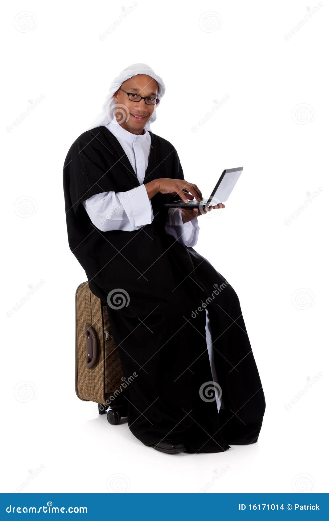 Young Attractive African American Man, Sheikh Stock Photo - Image of ...