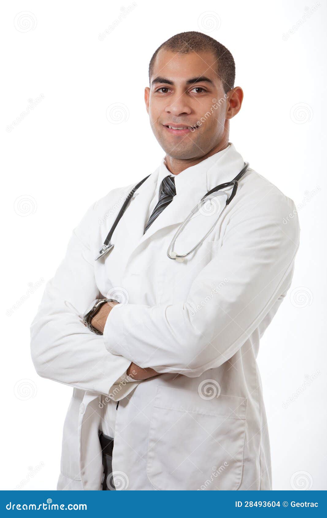 Young Attractive Black Medical Doctor Stock Photo - Image of medical ...