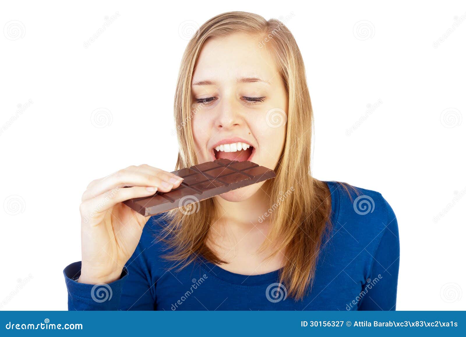 Just one bite! stock image. Image of delicious, confectionary - 30156327