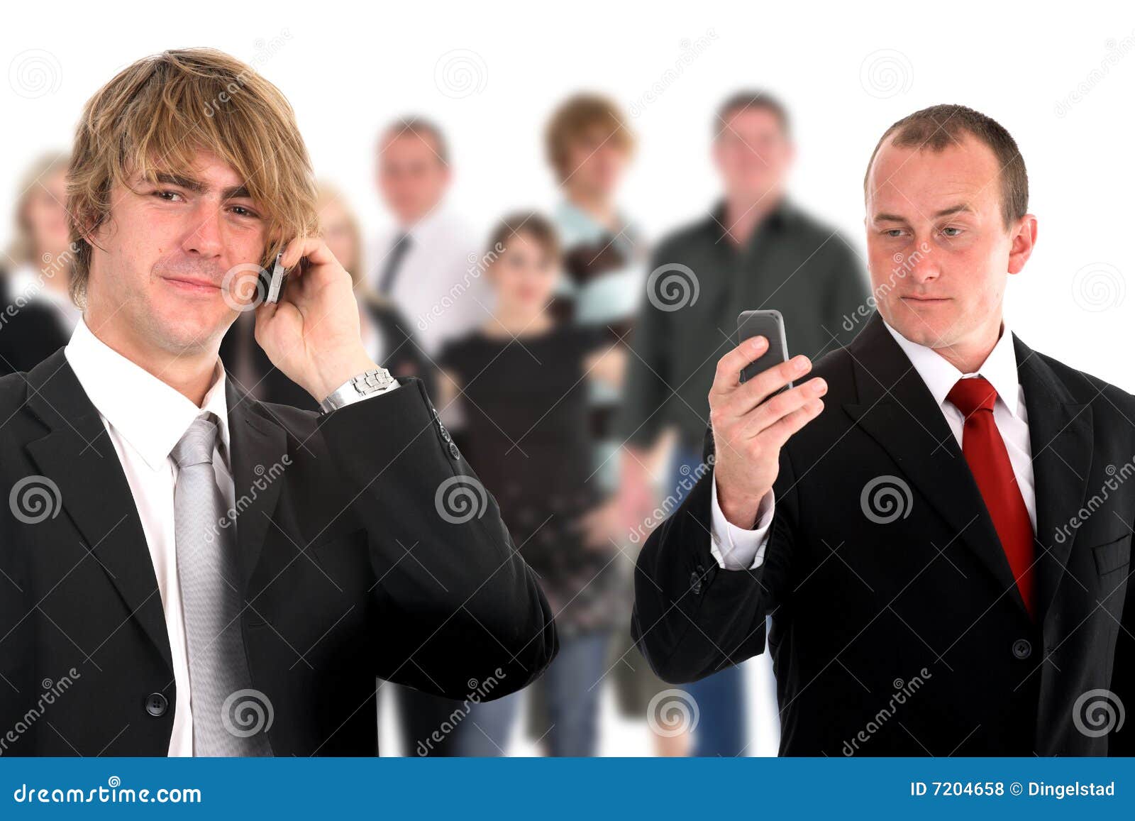 Young Attractive Business Men Talking 1 Stock Photo - Image of smile ...
