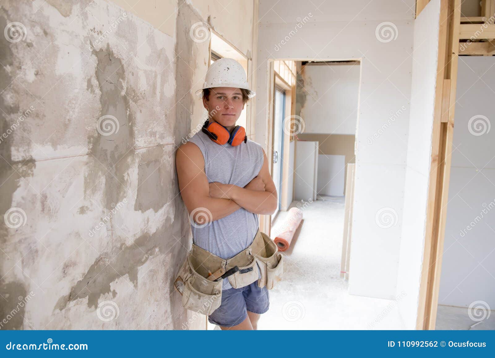 Young Attractive and Confident Builder and Constructor Job Trainee ...