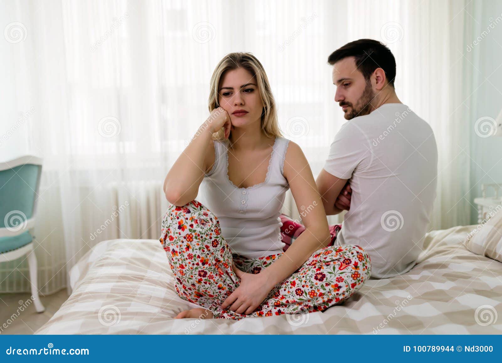 Young Couple Having Problems in Their Relationship Stock Photo - Image ...