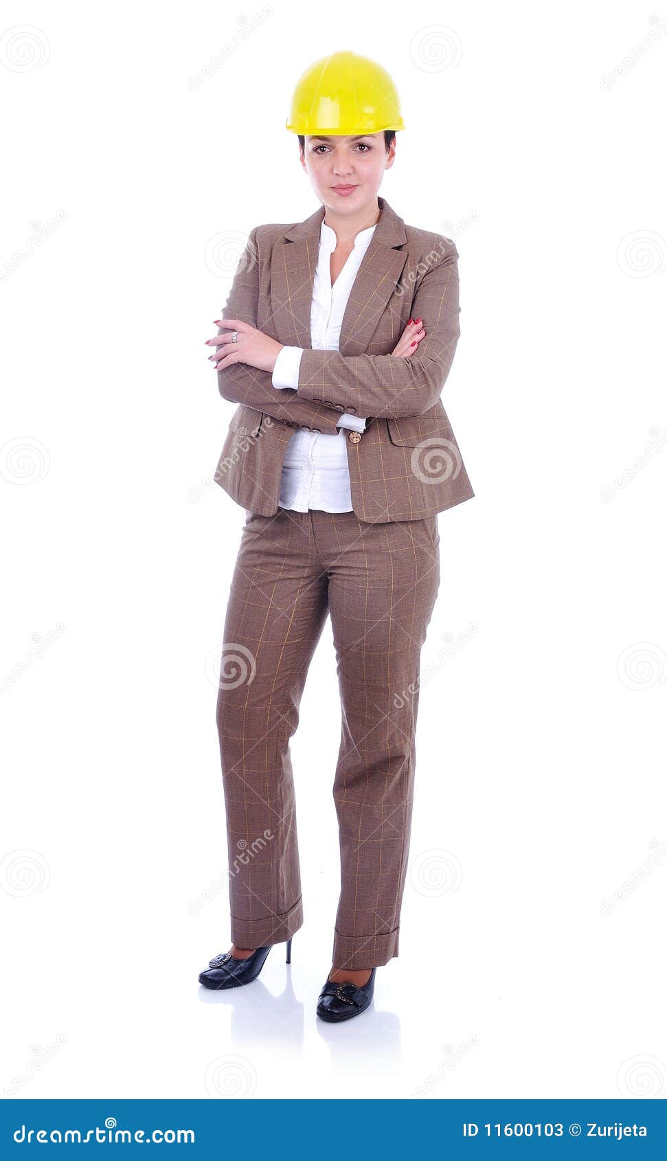 Young attractive engineer stock image. Image of builder - 11600103