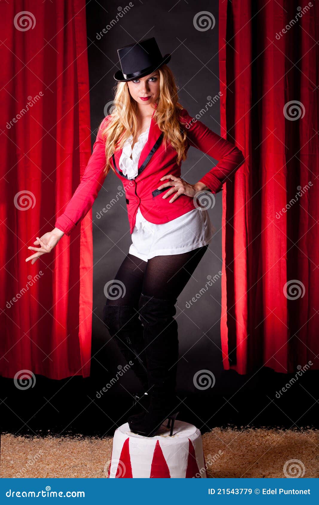 Young and Attractive Female Circus Artist Stock Image - Image of ... Young and Attractive Female Circus Artist Stock Image - Image of ...