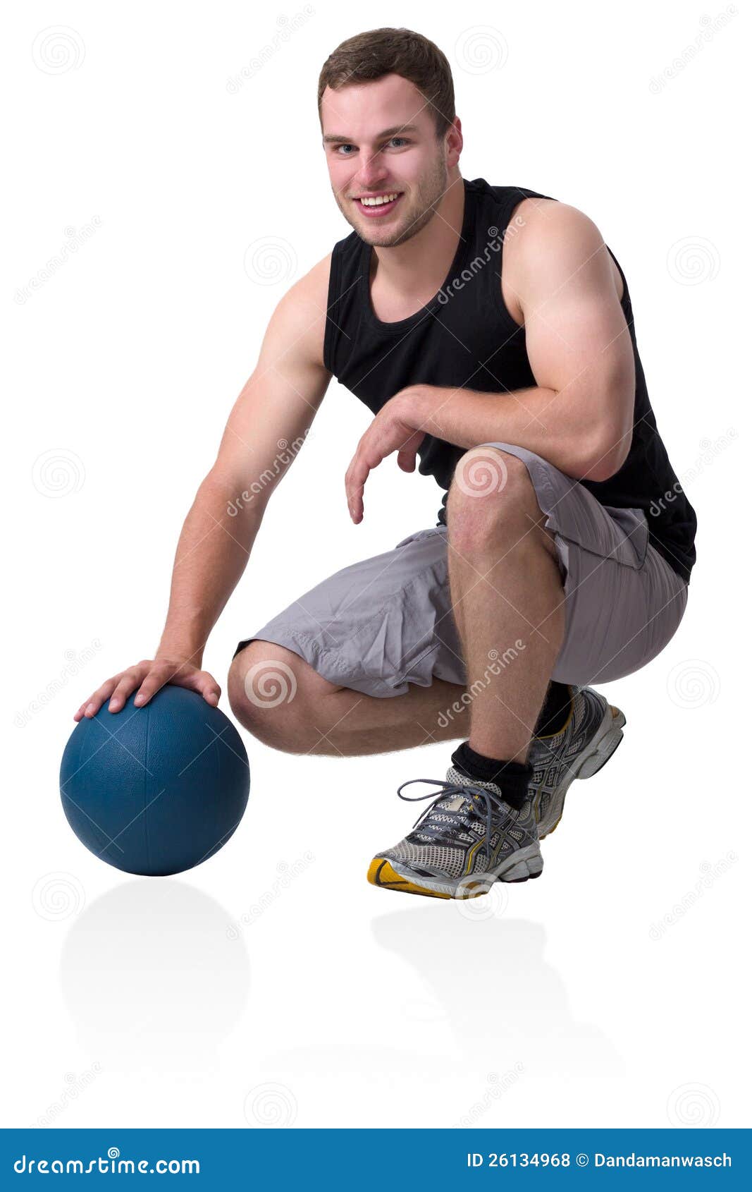 Young Attractive Fitness Coach Stock Photo - Image of brunette ...