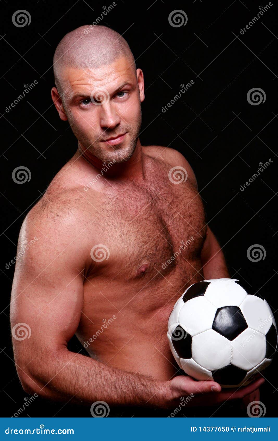 Young and Attractive Football Player Stock Photo - Image of adult ...