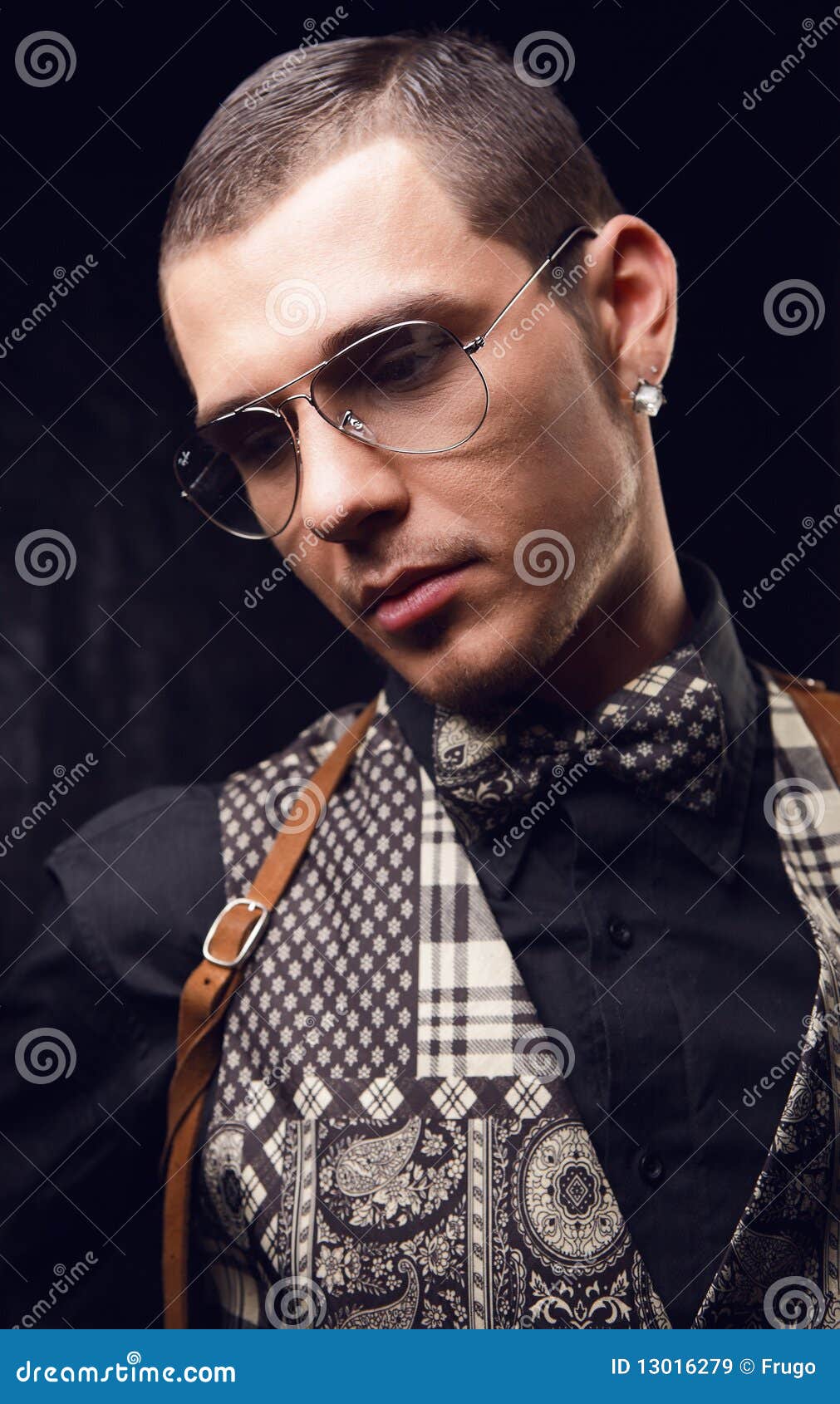 Young Attractive Gangster Man Stock Image - Image of male, adult: 13016279