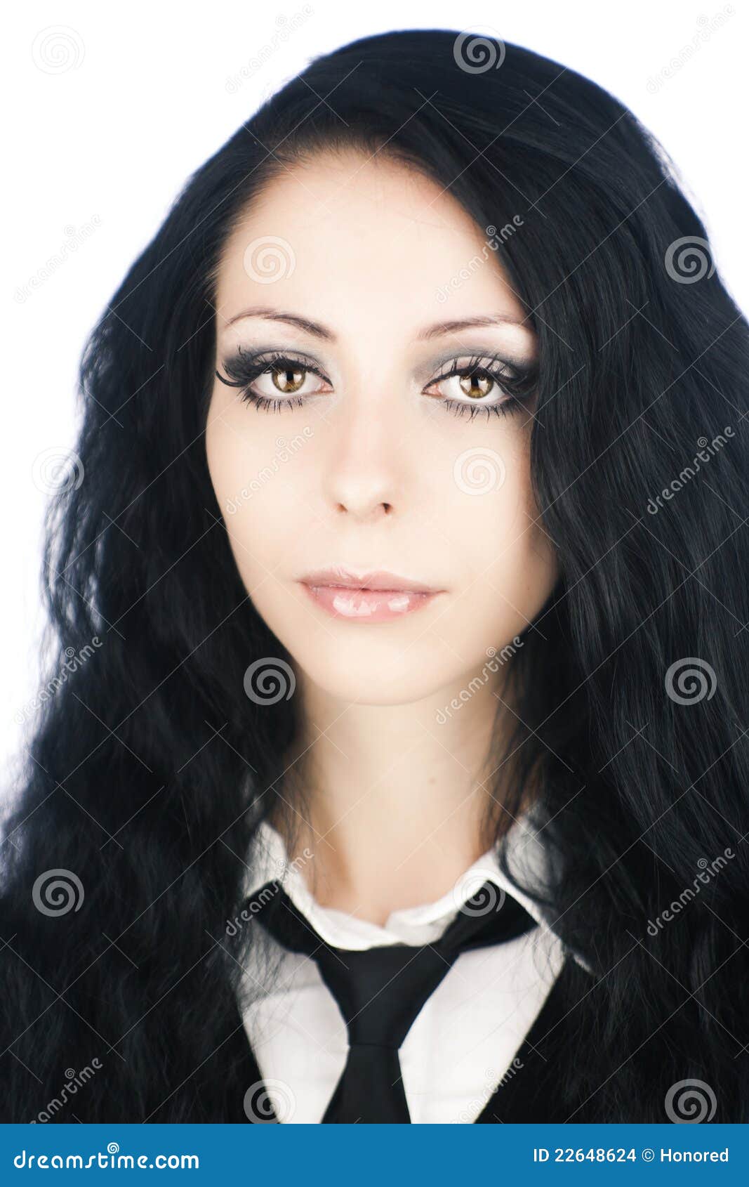 Young Attractive Gothic Girl Stock Photo - Image of pale, young: 22648624